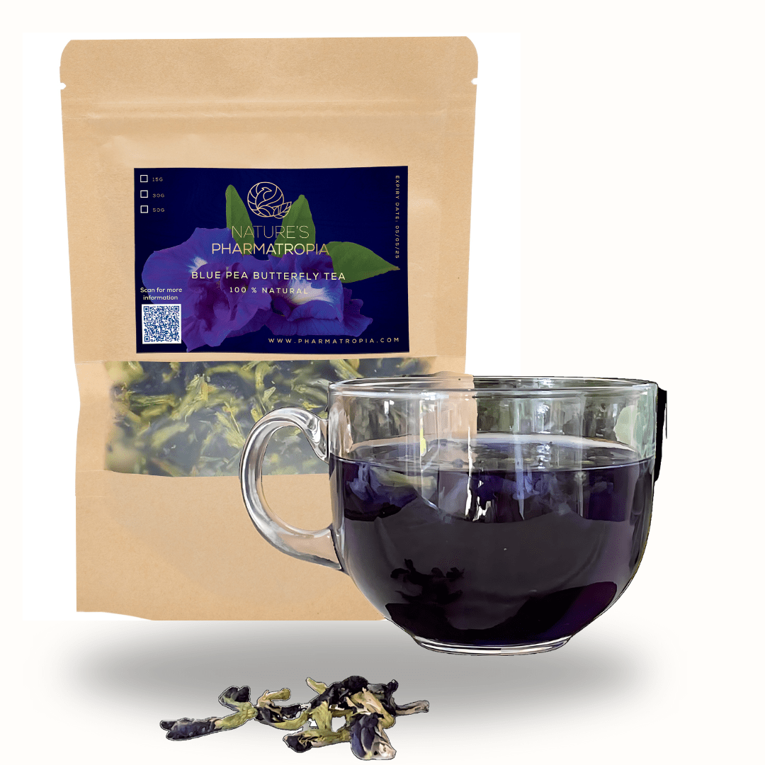 Blue Pea Butterfly Tea - Clitoria Ternatea Whole Flowers