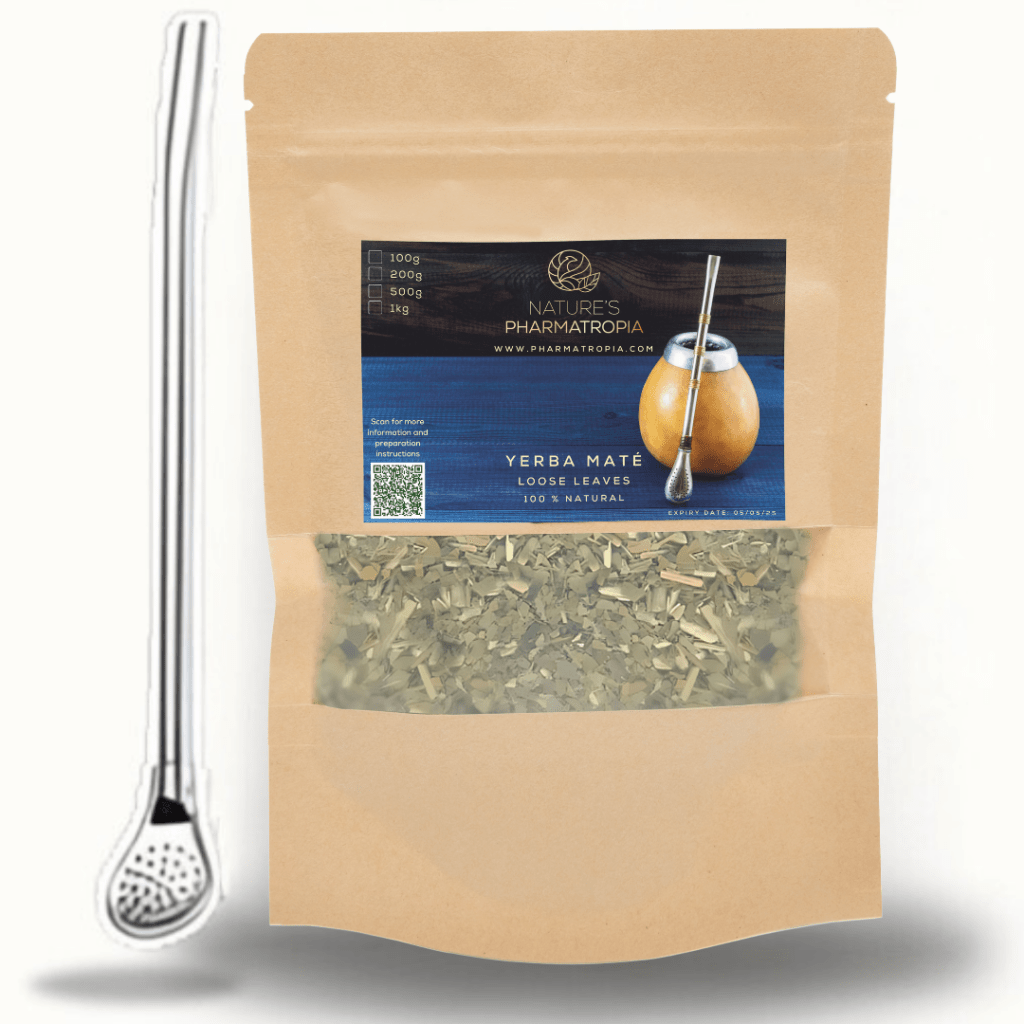 Yerba Mate Tea Combo - 200g Tea & Bombilla Straw